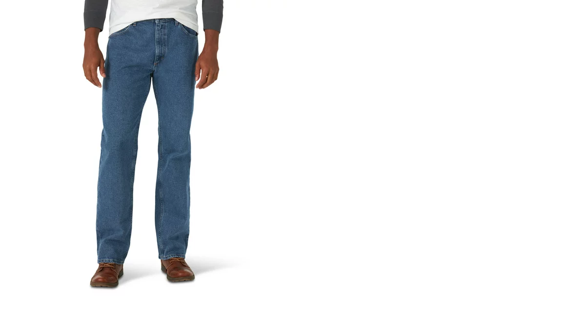 Wrangler Mens And Big Mens Regular Fit Jeans With Flex Bargainlow