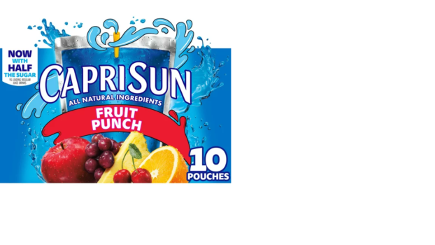 Capri Sun Fruit Punch Juice Box Pouches, 10 ct Box, 6 fl oz Pouches ...